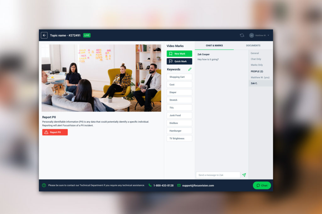 FocusVision: tecnología para seguir un focus group en tiempo real